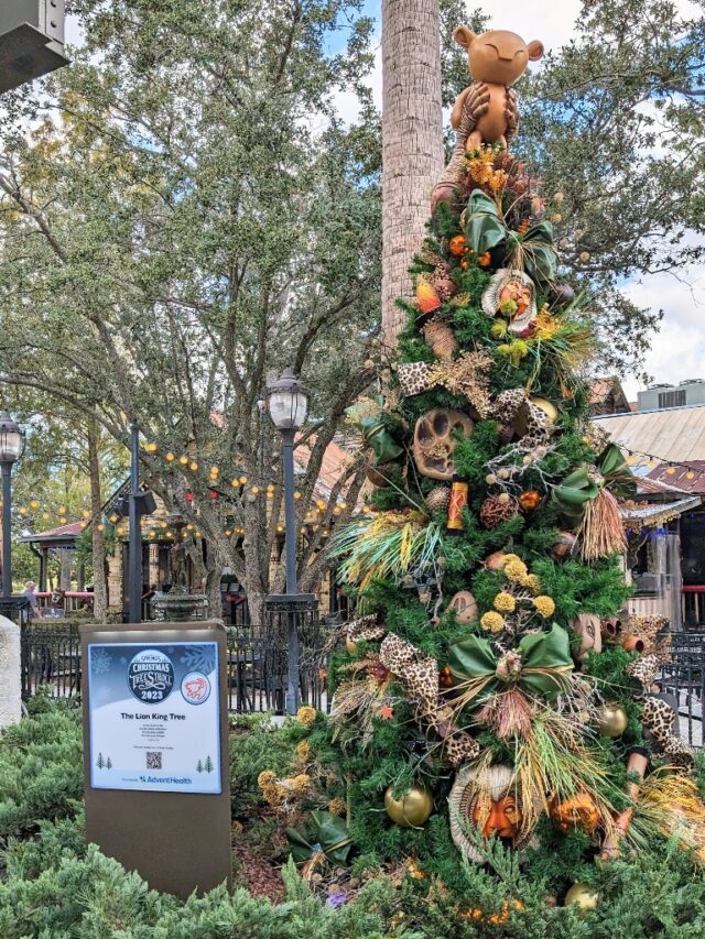 2023 Disney Springs Christmas Tree Stroll Photo Tour - Smart Mouse Travel